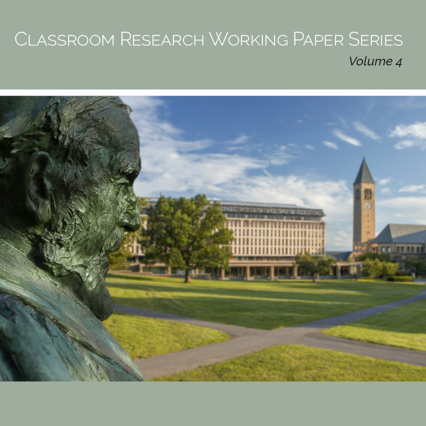 Working Papers : Future Faculty and Academic Careers
